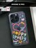 Чехол на Apple iPhone 15 Pro / Айфон 15 Про с принтом "Happy lovely 2"