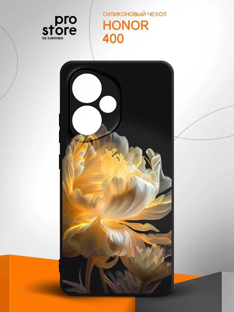 Чехол на Honor 400, Хонор 400, накладка, силиконовый, противоударный, с картинкой