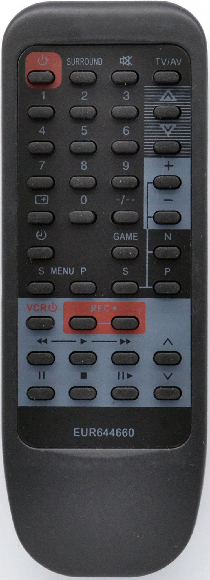 Пульт ДУ EUR644660 (EUR644661) для электронно- лучевых телевизоров Panasonic