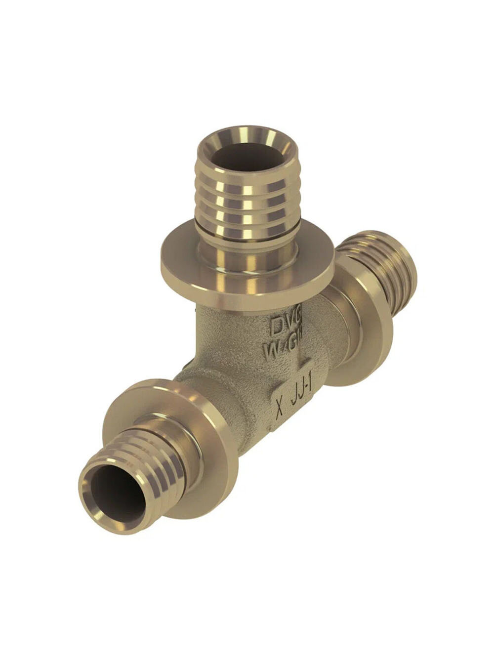 Тройник 16 х 20 х 16 мм редукционный латунный (760504)