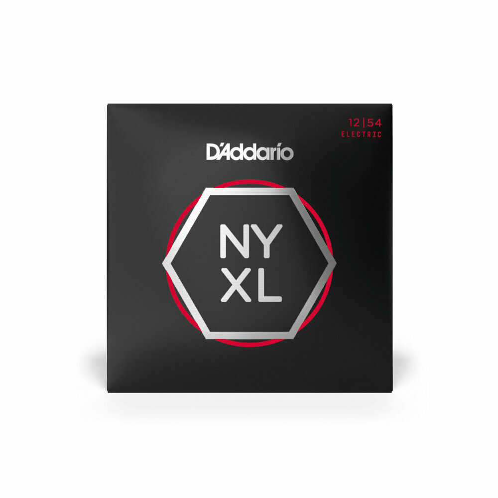 NYXL1254 NYXL Комплект струн для электрогитары, Heavy, 12-54, D'Addario