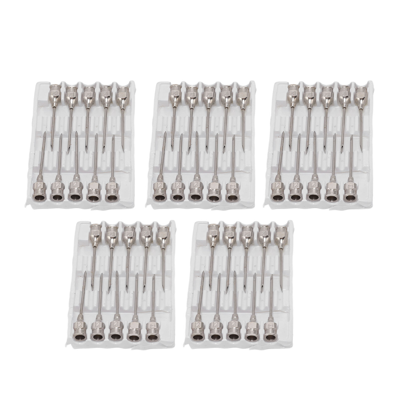 Иглы для инъекций птицы, нержавеющая сталь, игла для инъекций крупного рогатого скота, свиньи, корова, свинья, аксессуары для игл для инъекций 12x25 мм/0,5x1,0 дюйма