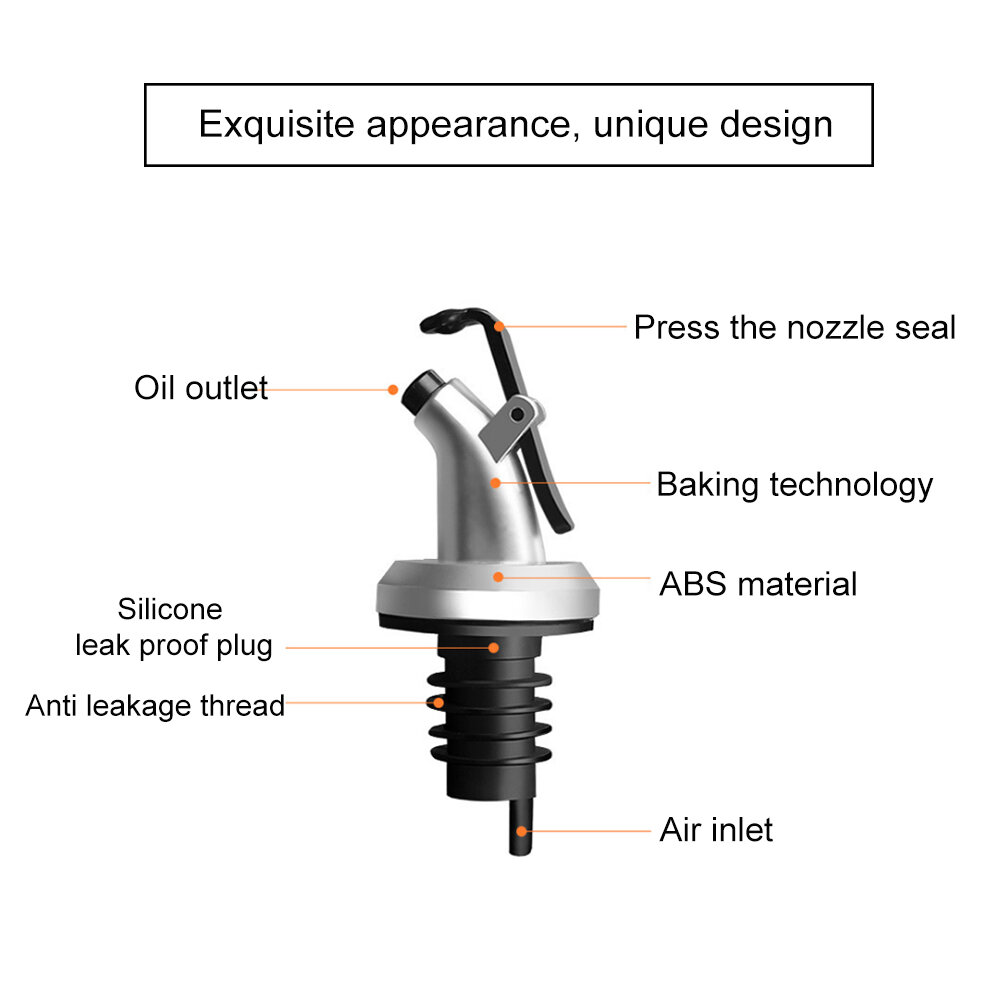 Бутылка Дозатор Масло Распылитель Колпачок Носик Диспенсер для Ликера для Оливкового Масла Уксус Бутылки Дозаторы Носики
