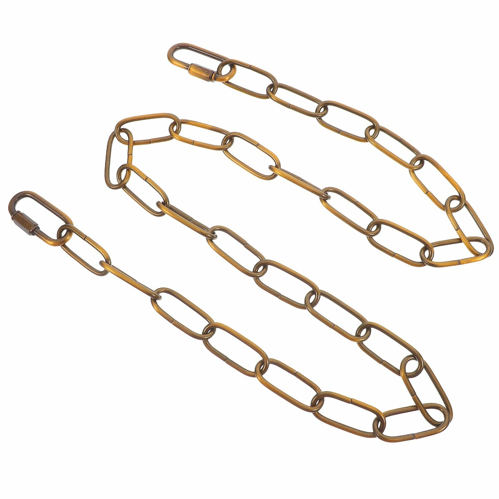 Универсальная золотая цепь для люстры и подвесных светильников с замками для регулировки длины и легкой установки