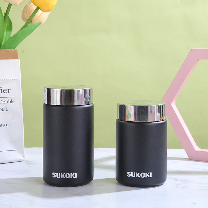 Кружка из нержавеющей стали 316 с вакуумной изоляцией для детей, мини-кружка карманного формата, однотонная кружка высокого качества