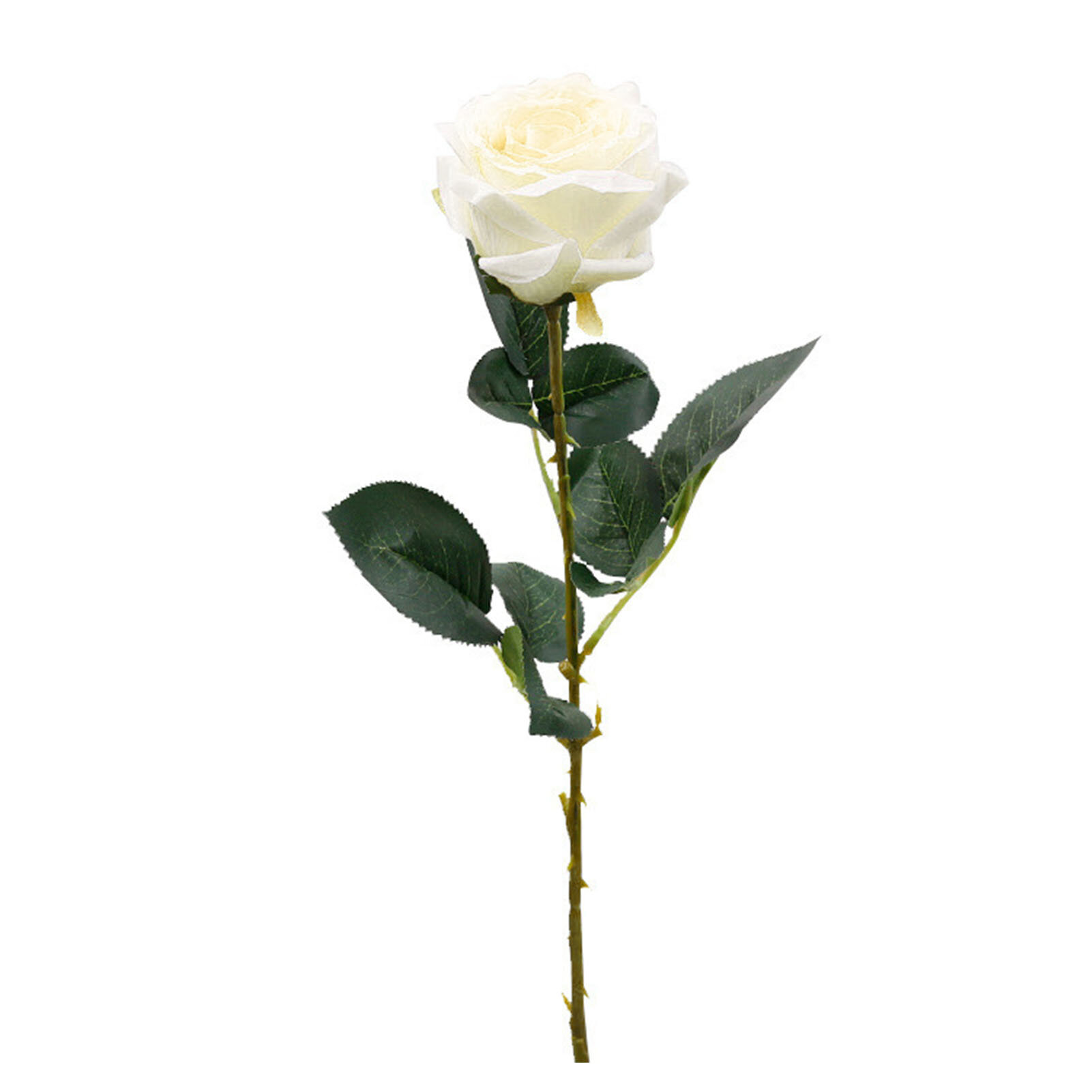 Artificial Rose High Simulation Anti Deformation Fade Proof Realistic for Wedding Party Decoration White