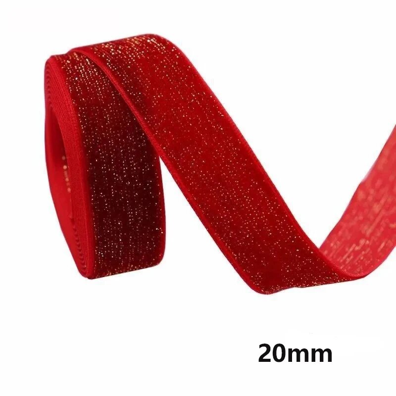 Красная лента 20mm для декора