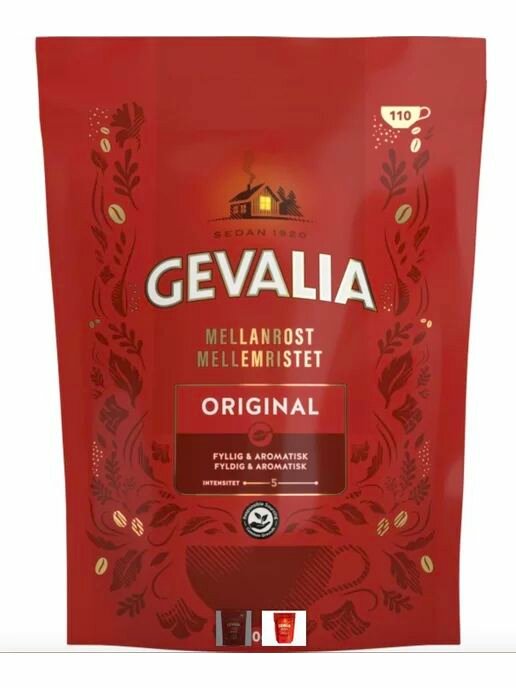 Кофе растворимый Gevalia "Original", арабика 100%, сублимированный, 200 гр