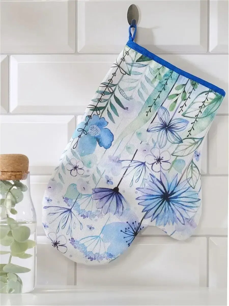 Варежка прихватка для кухни 20х28 для горячего для дома