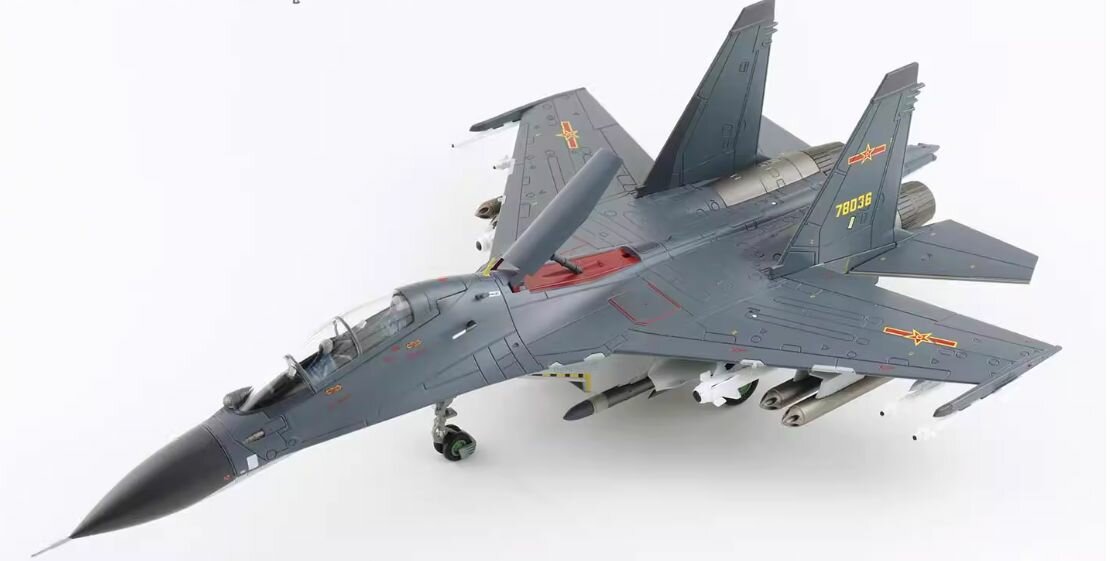 Модель самолета 1:72 Су-30МКК ВВС Китая, литьевой металл, HM Collector HA9554