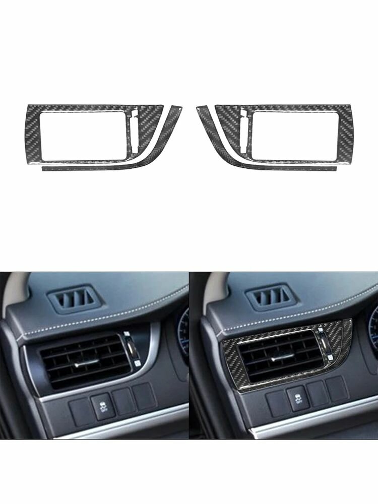 Для Toyota Camry 2012 2013 2014, аксессуары интерьера автомобиля, декоративные элементы из черного карбона, различные детали, стильные наклейки.