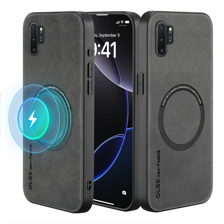 Чехол-Case MagSafe чехол для Samsung Galaxy Note 10+ Plus(Самсунг Нот 10 Плюс) Нескользящий и удобный