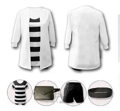 Косплей костюм Рэйчел Гарднер из "Ангелы смерти" М, costume and bag