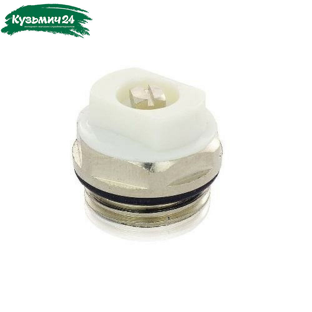 Кран Маевского 1/2 дюйма, 10 бар, под отвертку, 80/800, латунь, ручной