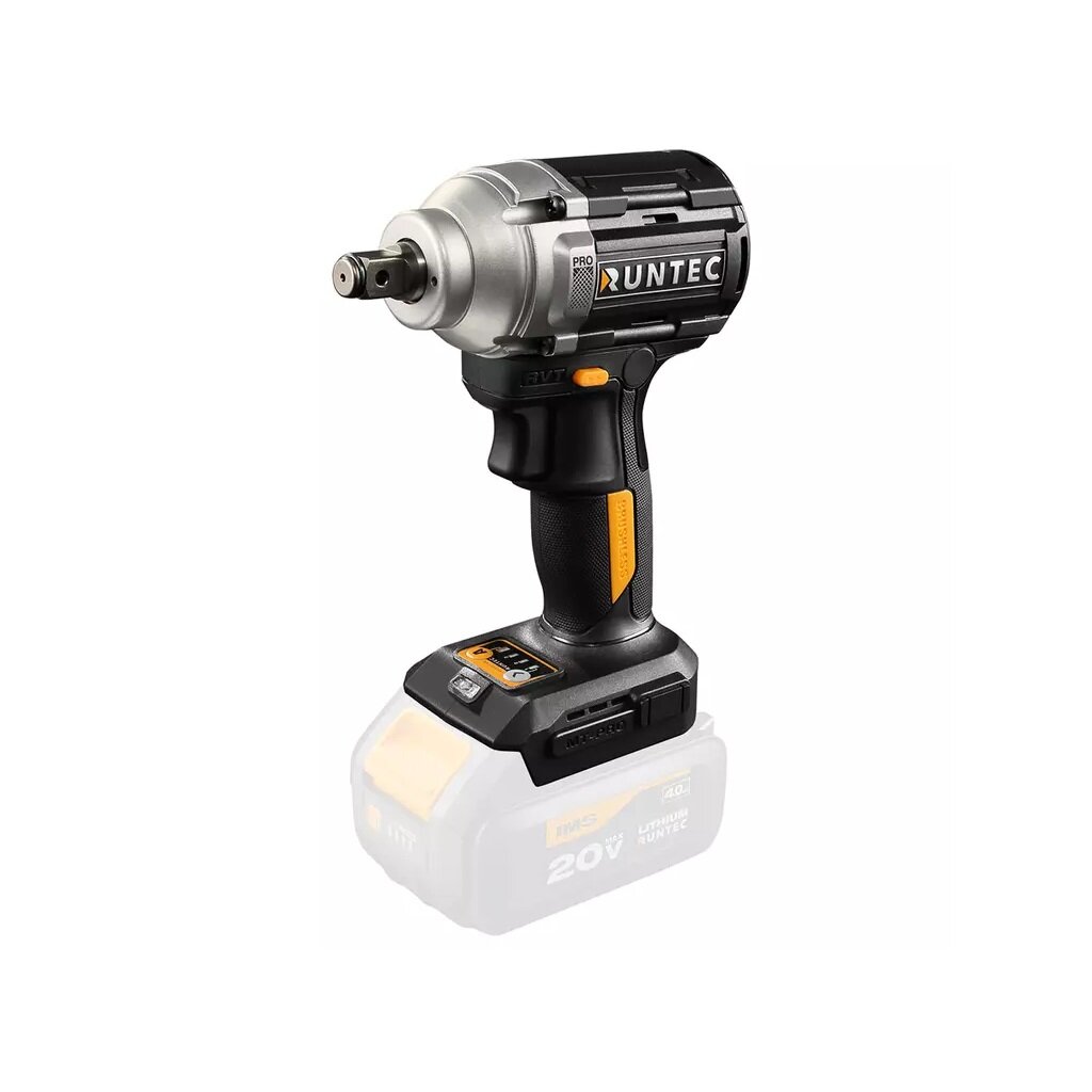 RUNTEC PRO Гайковерт ударный аккумуляторный 1/2", 20В, 500Нм, без АКБ и ЗУ RT-IW500W