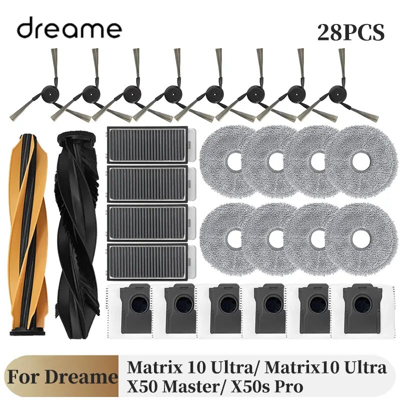 Запчасти для Dreame Matrix 10 Ultra, X50, 28PCS