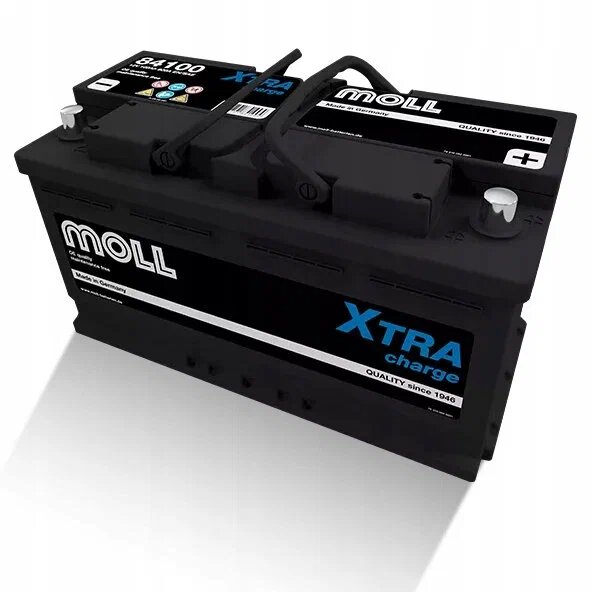 Аккумулятор автомобильный MOLL XTRA CHARGE 100.0 Ah 850 A ОП (353x175x190) (L5.0 84100) 353x175x190