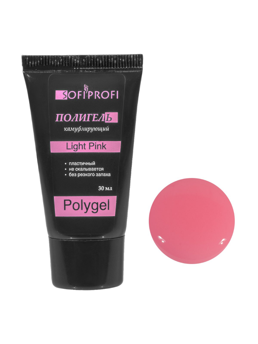 Полигель камуфлирующий для ногтей Тон 2102 Sofiprofi Polygel Tone 2102, 30 мл
