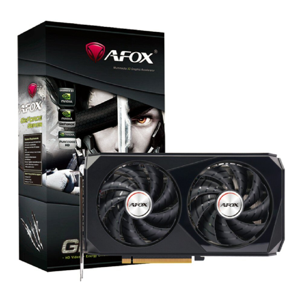 AFOX Видеокарта GeForce RTX3060 12Gb 192bit GDDR6 3xDP HDMI 2FAN AF3060-12GD6H7-V4 RTL