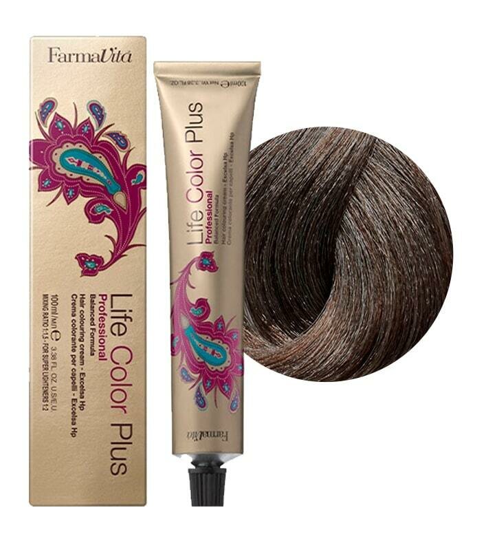 Farmavita Краска-крем для волос Life Color Plus 6.1 Темный пепельный блондин