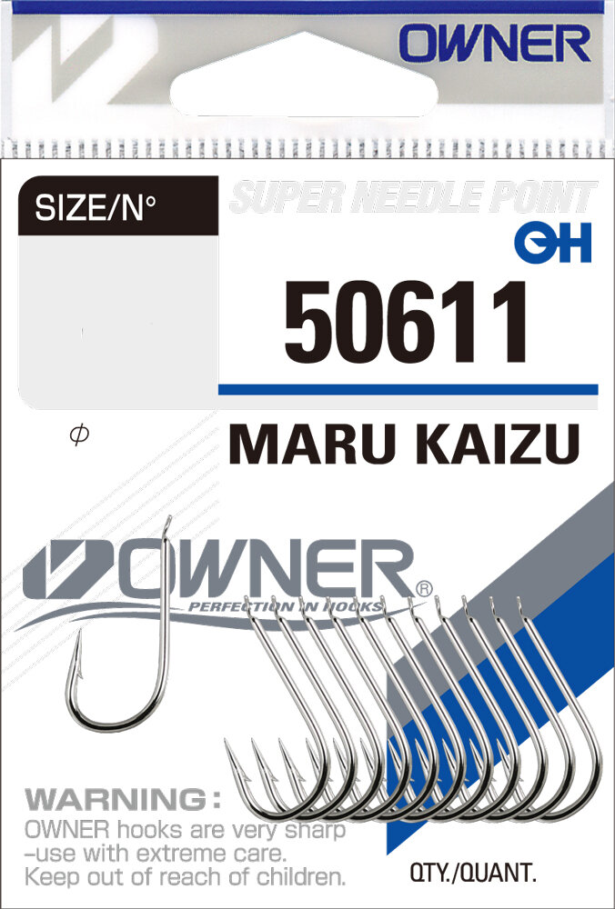 OWNER Крючок Maru Kaizu nickel №6 13шт