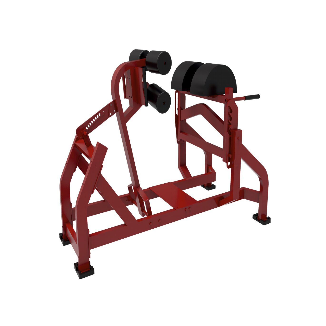 Гиперэкстензия UltraGym UG-T037, антискользящее покрытие, коричнево-красная
