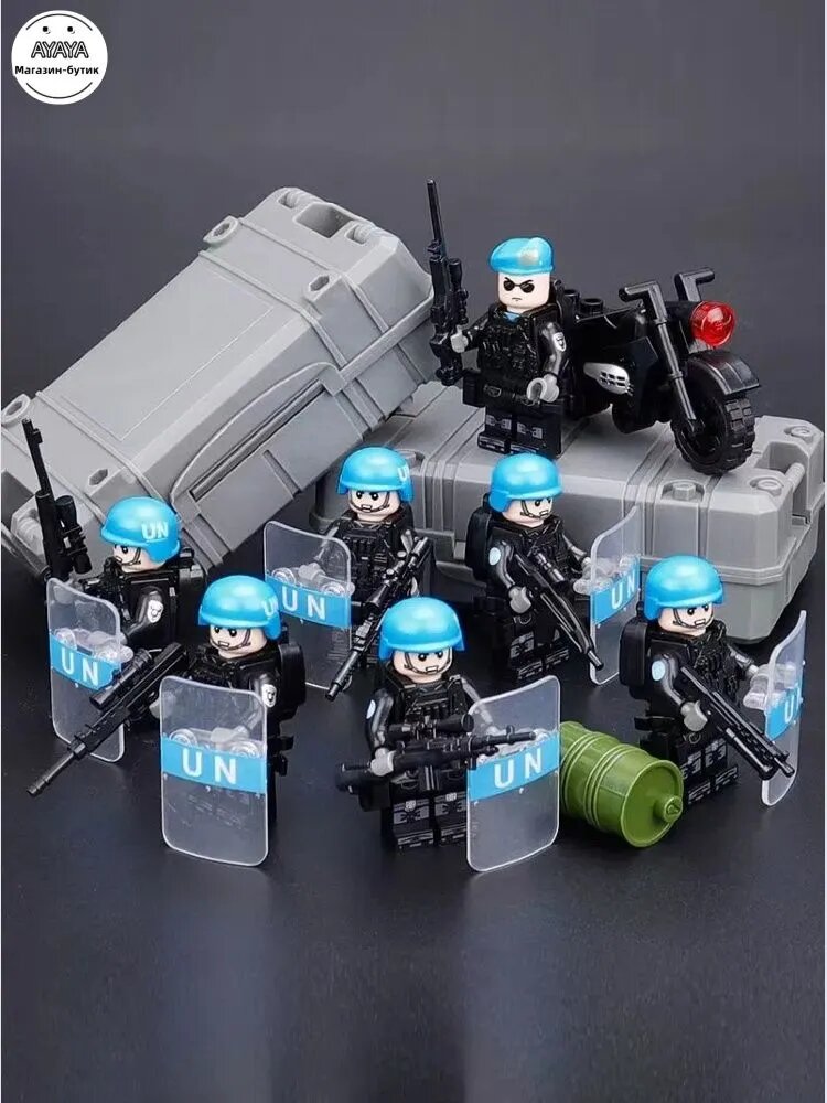 Лего Военные фигурки / набор фигурок солдаты СССР / минифигурки солдаты