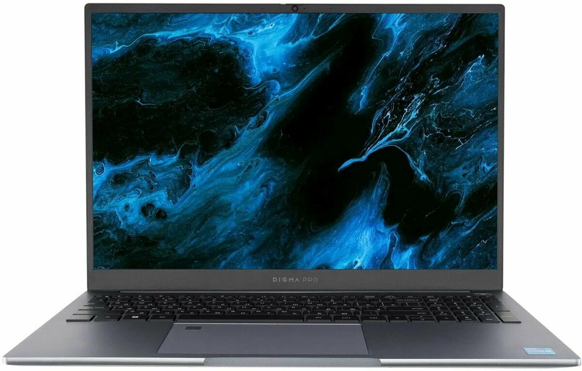 Ноутбук DIGMA PRO Pactos 16", IPS, Intel Core i3 1215U 1.2ГГц, 6-ядерный, 16ГБ DDR4, 256ГБ SSD, Intel UHD Graphics, Windows 11 Pro, темно-серый DN16P3-ACXW01