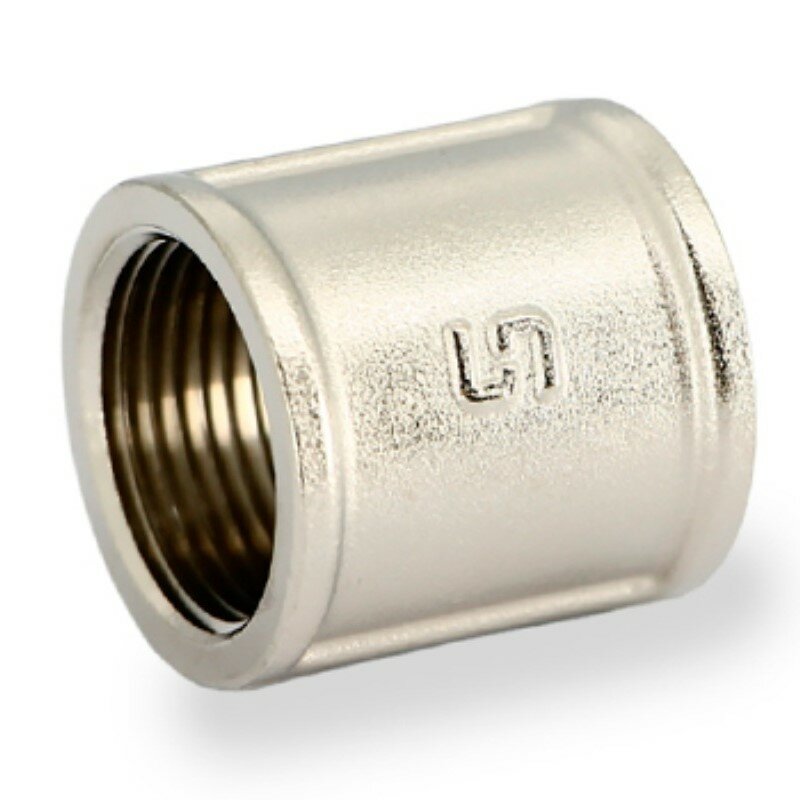 Муфта резьбовая ВР 1/2", никель UNI-FITT OPTIMAL (602N2201)