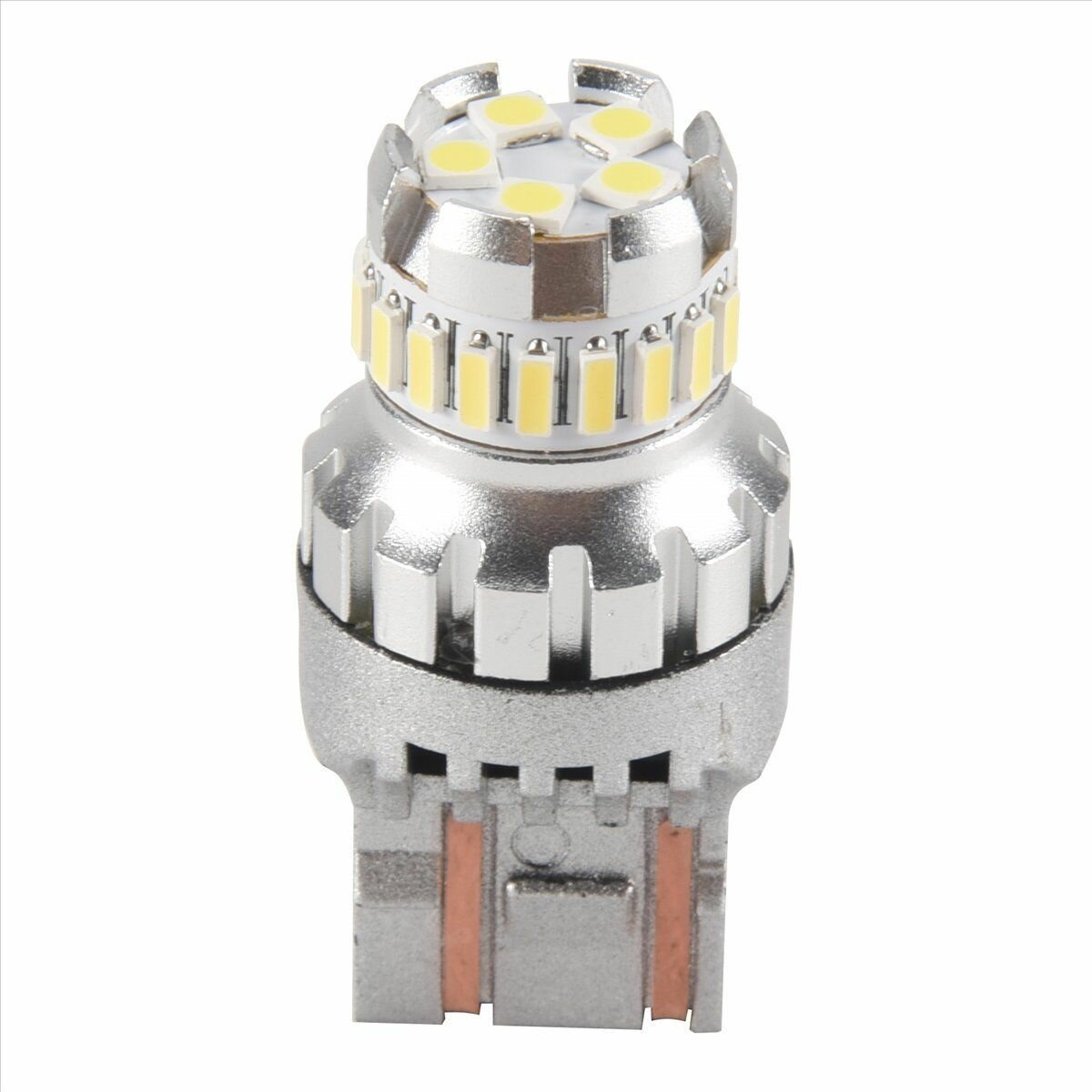 LED лампа T20 7440 W21W 7443 для стоп-сигналов, габаритов, поворотников и фонаря заднего хода, 6500K Canbus 360°