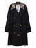 Пальто BURBERRY Castleford, размер 12, black / black