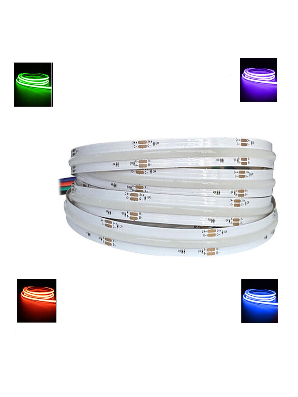 Лента COB RGB TSL 24V 576D 12W 1шт.