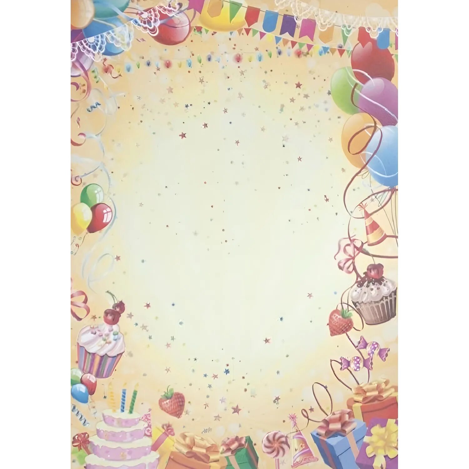 Дизайн-бумага Праздник (А4.130г, уп.20л.)