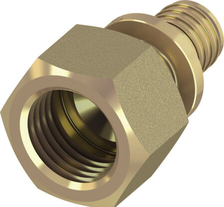 ТЕСЕ Соединение прямое 16*1/2" ВР (765002) (10/100)