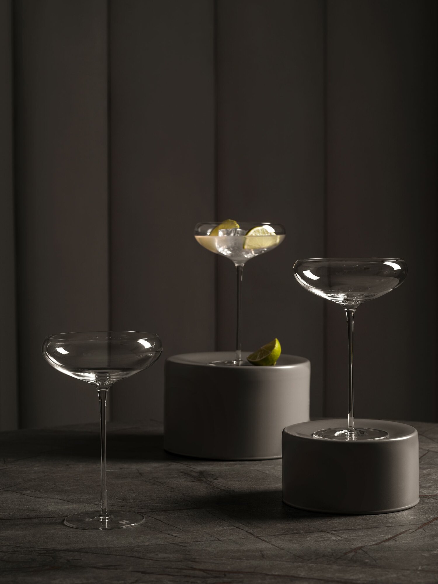 Togas Бокалы для шампанского набор "Вайнрайт" хрустальное стекло, 300 мл, 2 шт