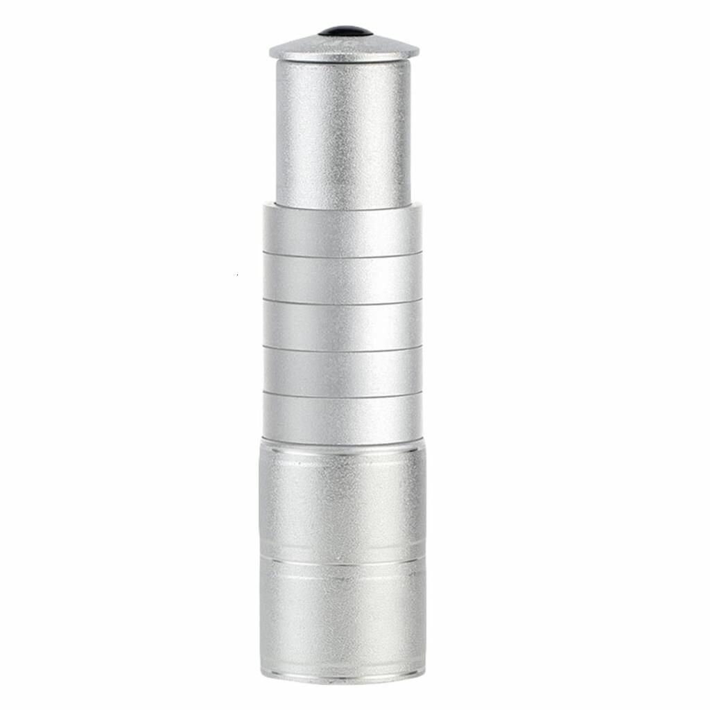 Адаптер подъема руля для горного велосипеда с алюминиевыми подъемниками руля и удлинителем, Серебристый песок - Расширенная версия