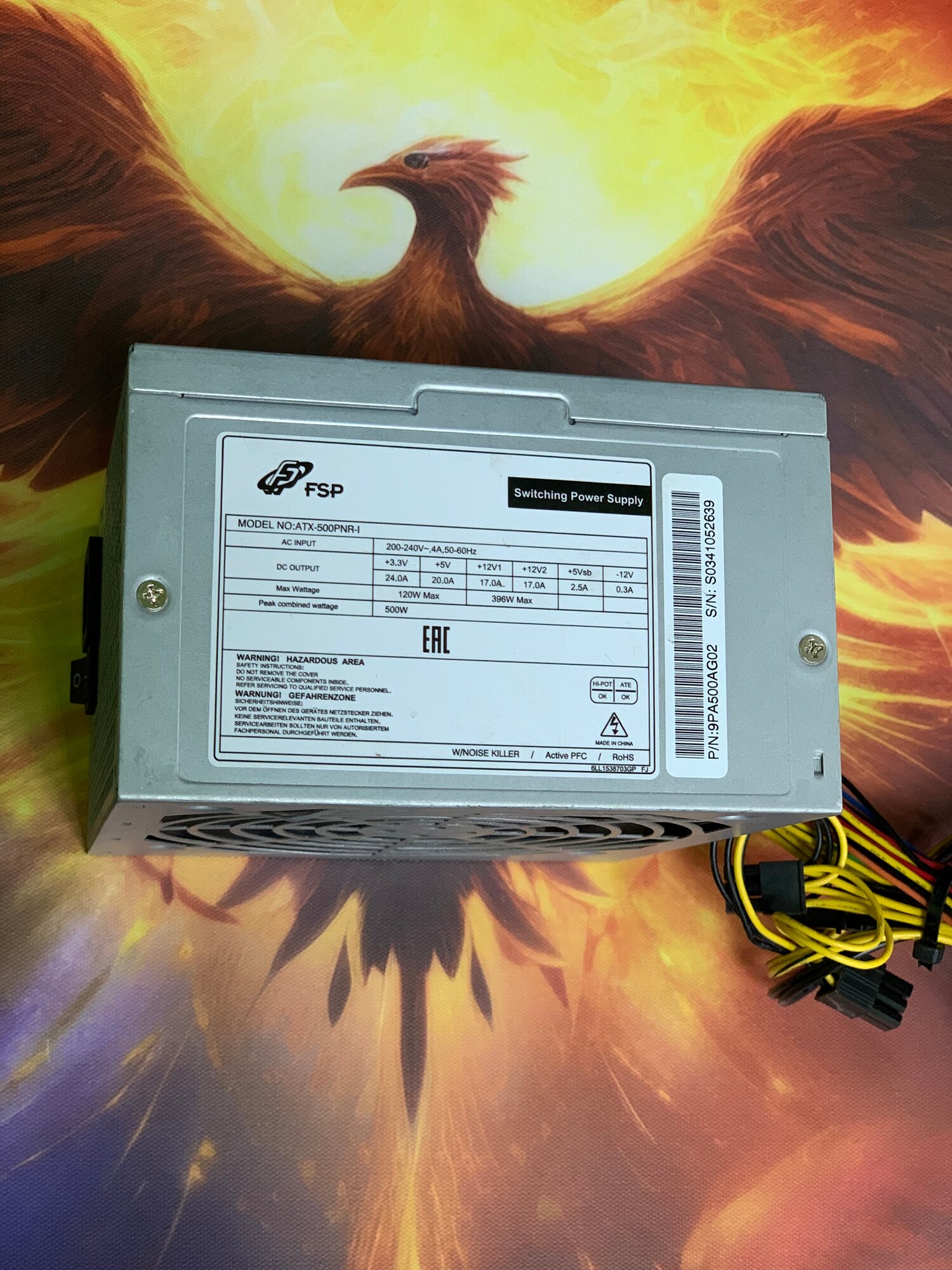 Блок питания 500W FSP ATX-500PNR-I