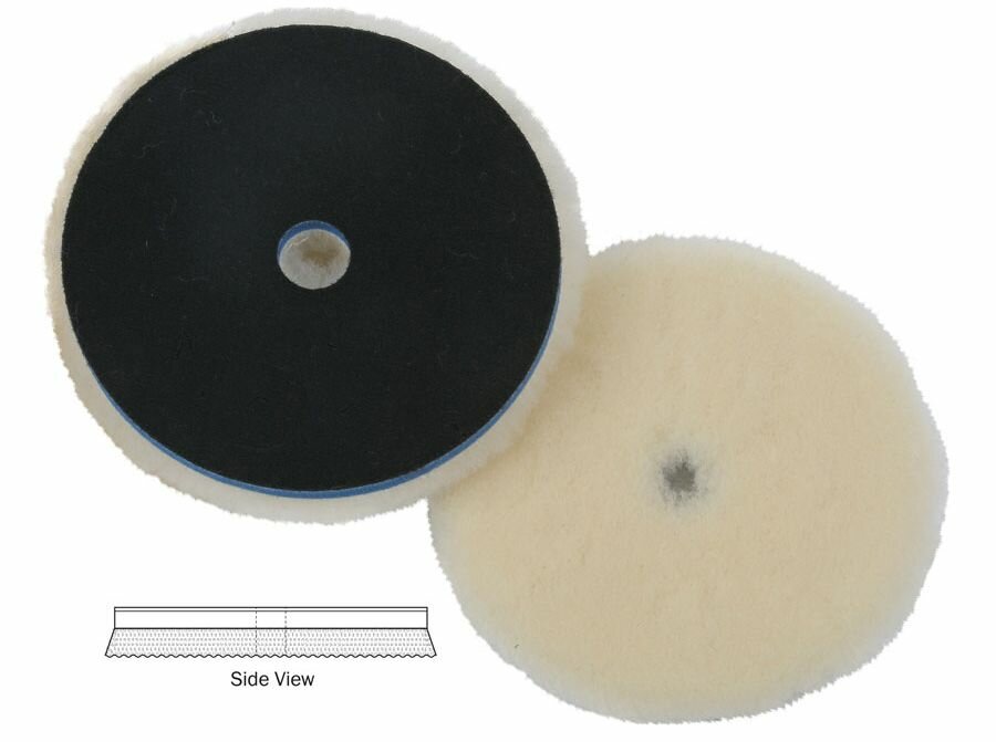 Шерстяной полировальный круг режущий Low Lint Wool Pads, 152 мм
