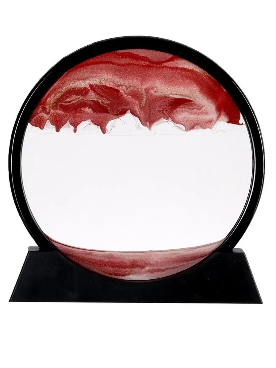 Стильные песочные часы-картина для декора и релаксации