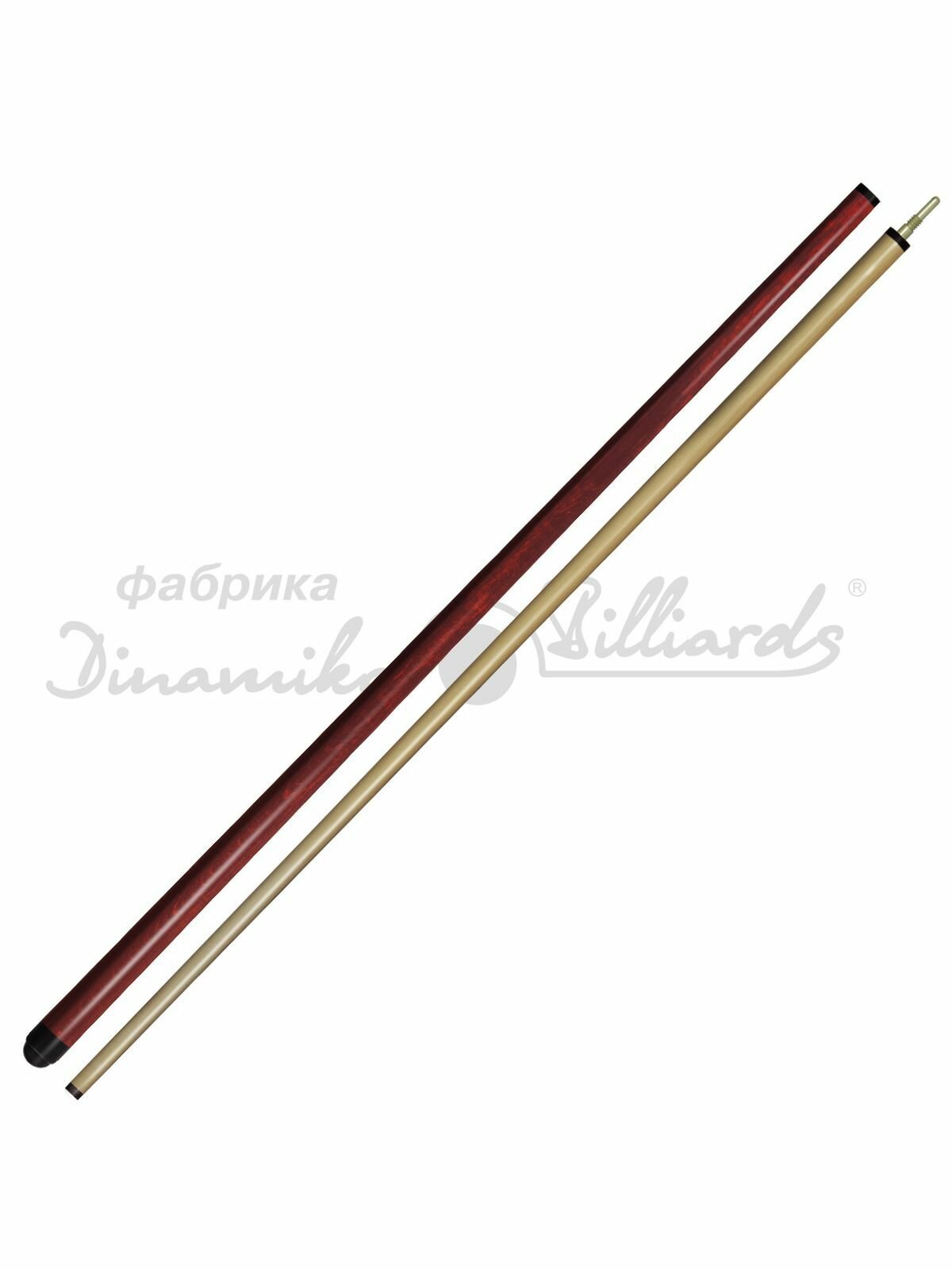 Кий для бильярда Любительский (американский пул), разборный, граб, 150 см, цвет амарант