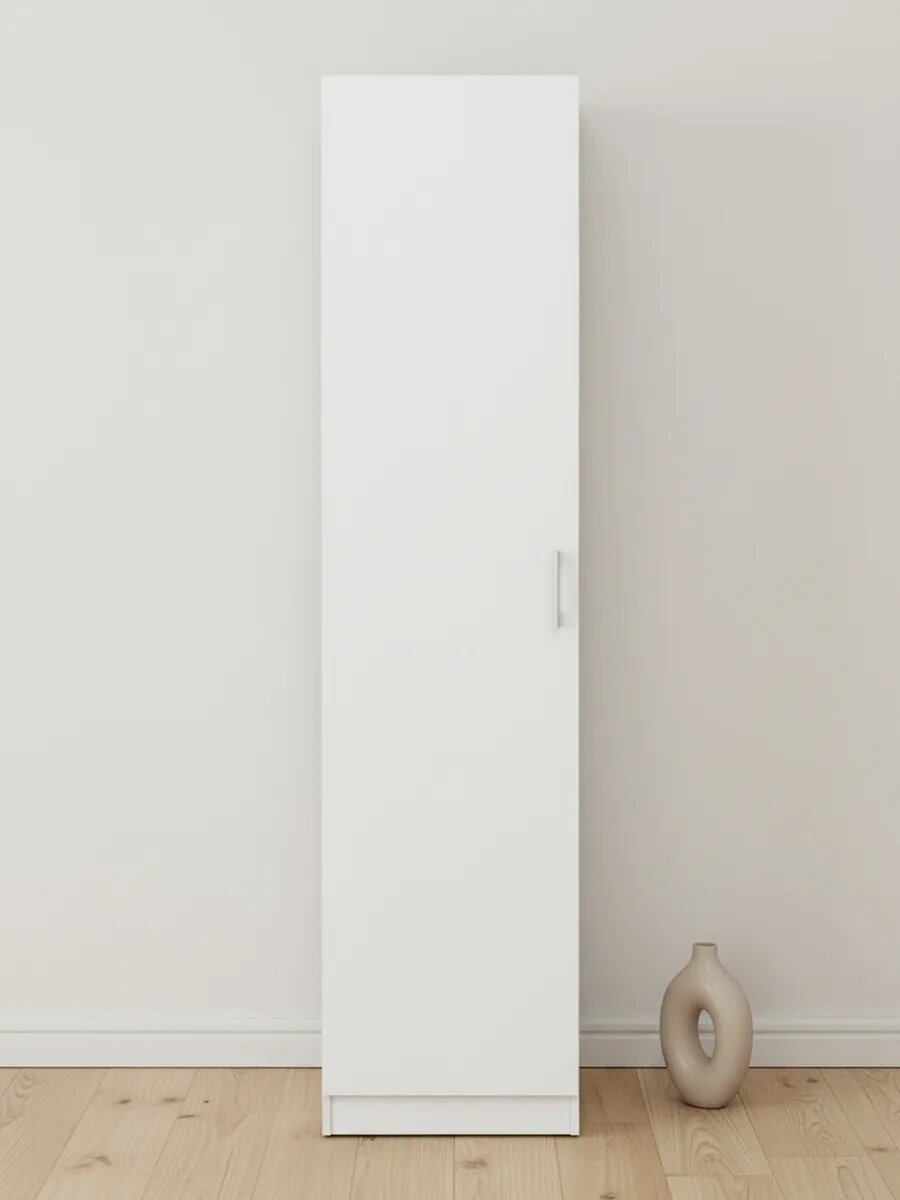 Деревянный шкаф пенал FRESTER с полками для одежды в спальню, от производителя