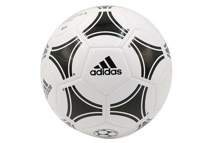 Футбольный мяч Adidas PU машинная прострочка, черно-белый, размер 5, S