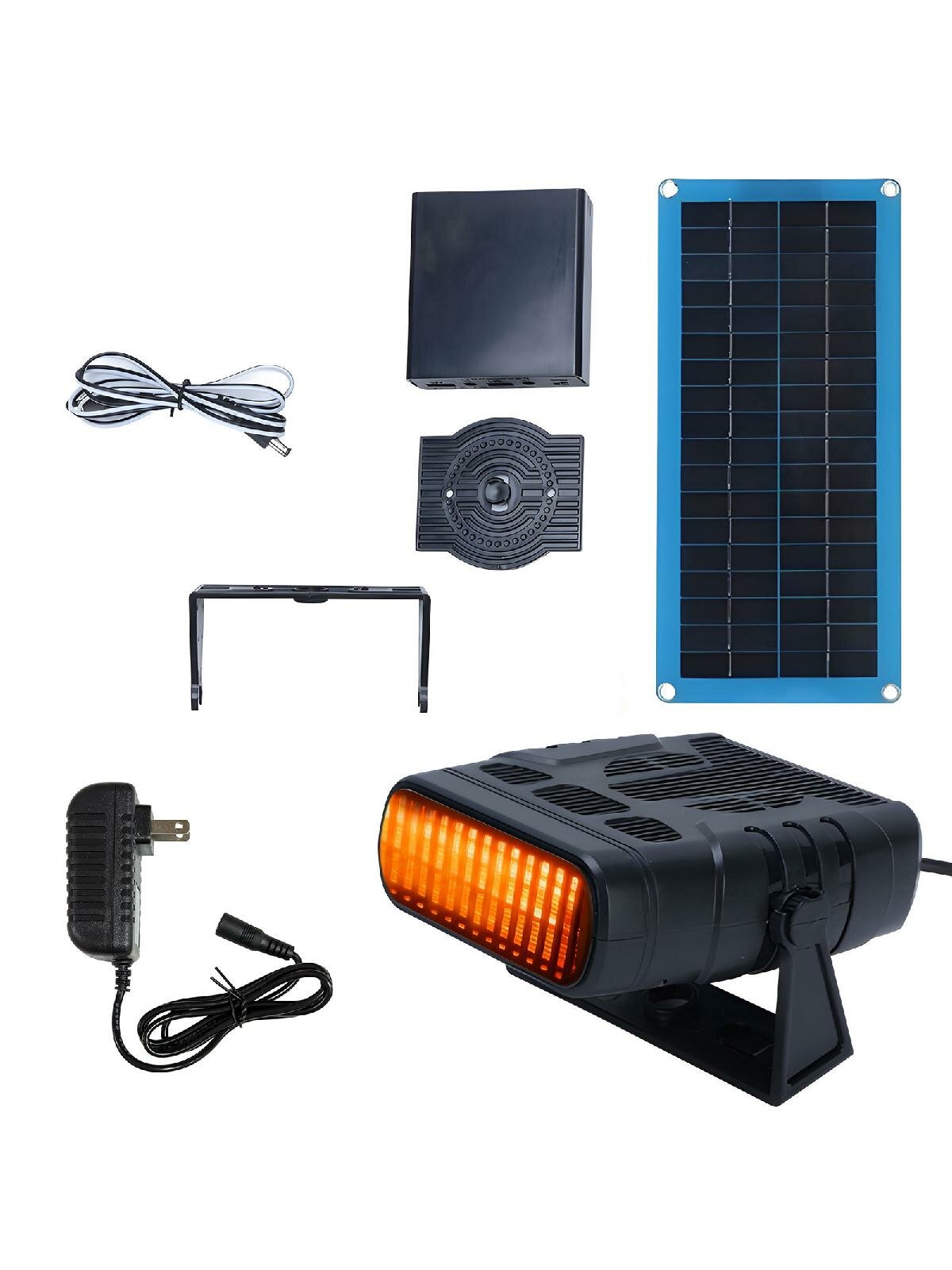 Обогреватель на солнечной панели для обогрева курятников и собачьих будок с 2 настройками нагрева