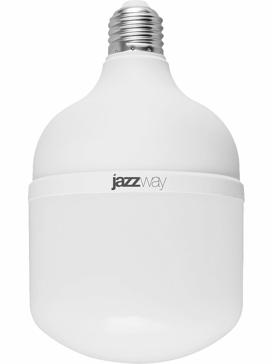 Лампочка светодиодная высокой мощности Jazzway PLED Power 50Вт, 6500K, 4500Лм, E27/E40, холодный белый свет, колокол