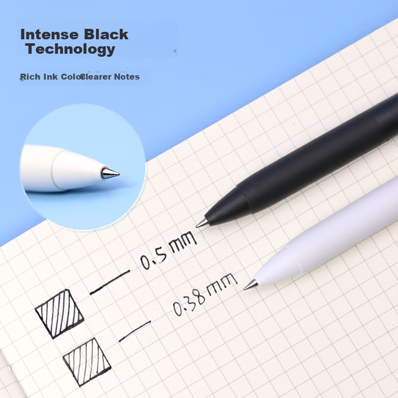 Uni-ball ONE 0.5mm Black Gel Pen for Students, Exams, and Brushing Questions, UMN-S-05 3 Pack