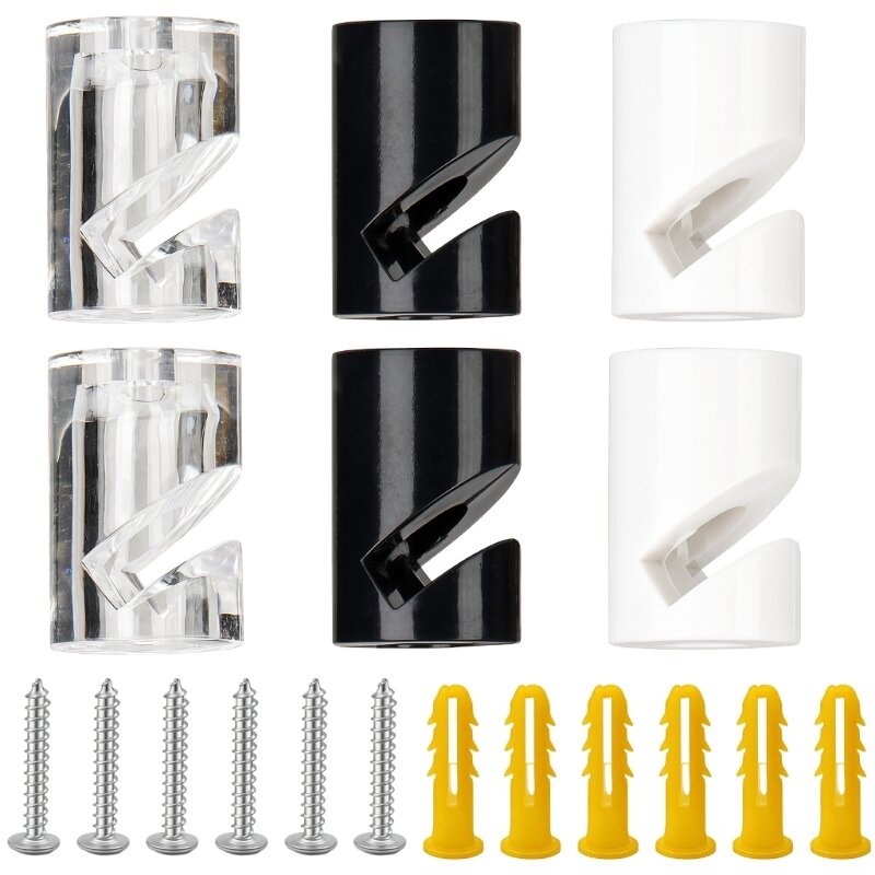 Универсальный Подходящий Зажим Для Шнура, Пластиковый Держатель Провода, Подвесной Светильник, Подвесной Крюк Для Организации Домашнего Офиса С Люстрой