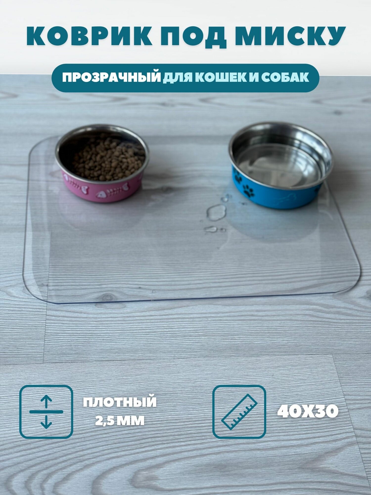 Коврик под миску