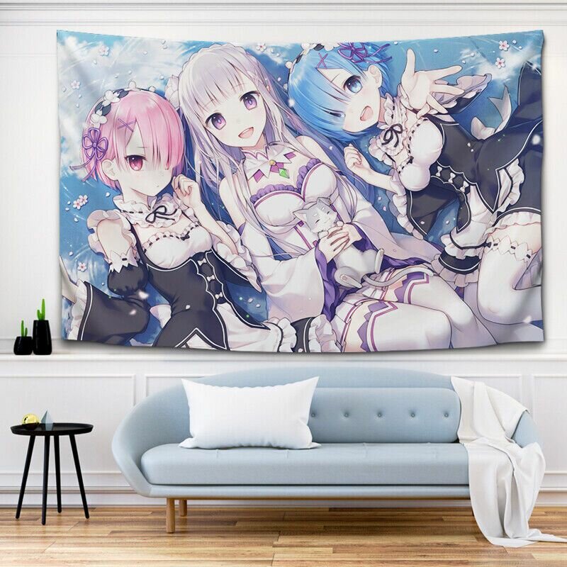 Гобелен аниме резор косплей искусство стена