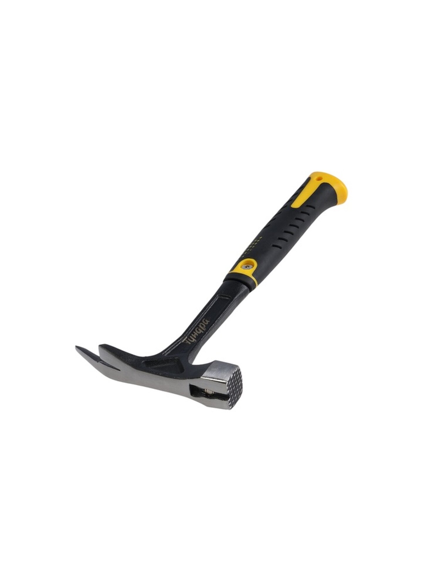 Молоток кровельщика тунда профи, цельнокованый, боек с магнитом, 2К рукоятка, 600 г 10777811