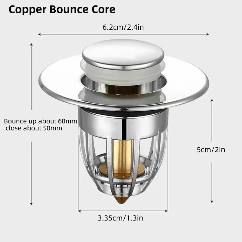 Пресс-умывальник, всплывающий сливной фильтр, пробка для раковины в ванной, пробка для умывальника, сито для раковины для волос, пробка для кухонной ванны